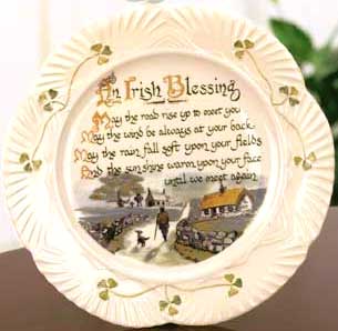 Belleek Blessing Plates