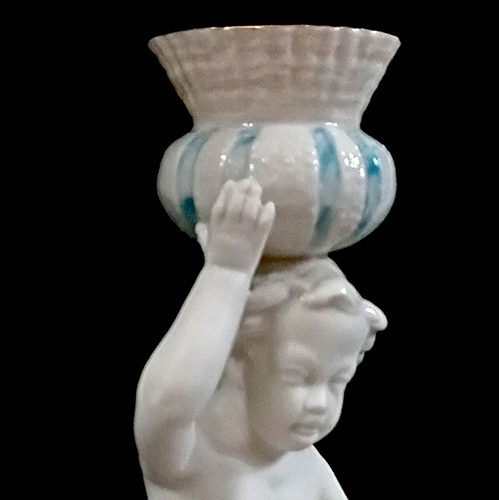 Belleek Candle Holders