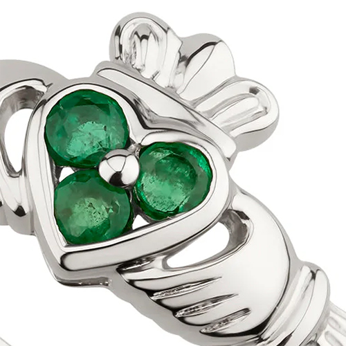 White Gold Claddagh Rings