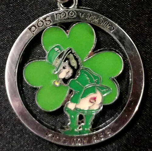 Irish Keychain - Pog Mo Thoin