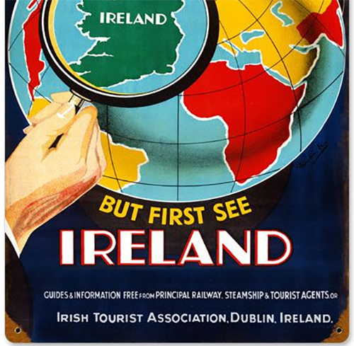 Irish Sign - Vintage - Travel