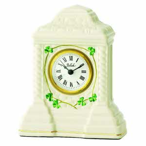 Belleek Clock - Celtic Mantel