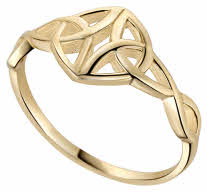 Celtic Ring - Gold Trinity