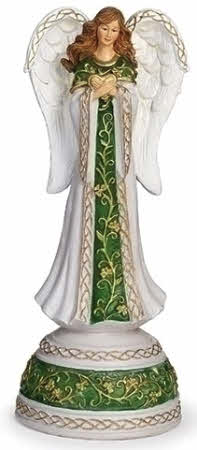 Irish Blessing Angel - Shamrocks