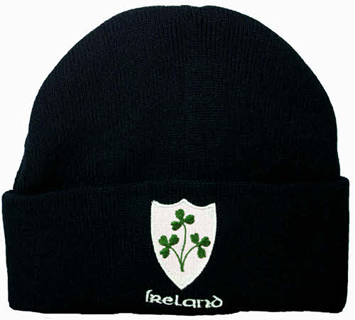 Irish Beanie - Shamrock - Knit