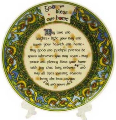 Irish Blessing Plate - Ornament