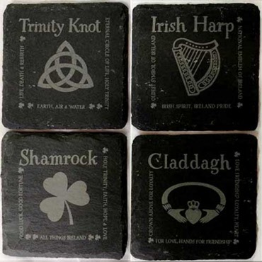 Irish Coasters - Claddagh