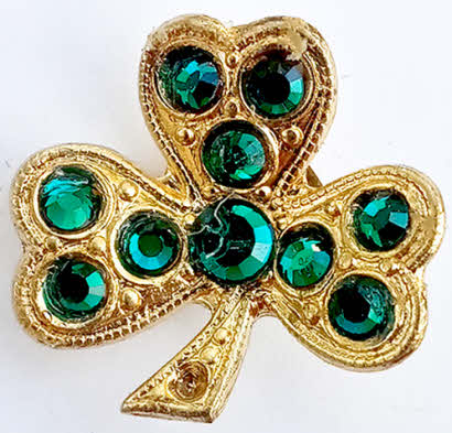 Shamrock PIn - Luck of the Irish