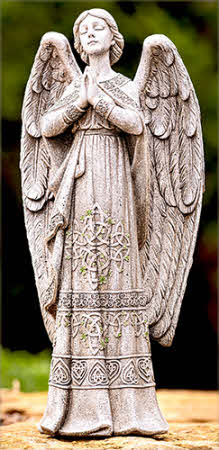 Irish Angel Garden Statue - Wind Chime