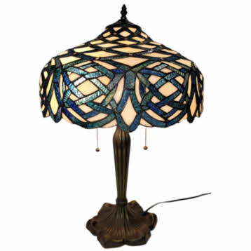 Claddagh Lamp - Stained Glass