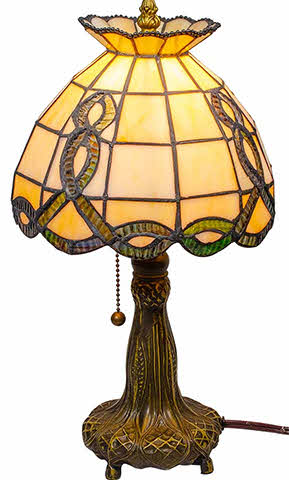 Celtic Lamp - Stained Glass - Trinity