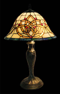 Celtic Lamp - Irish - Stained Glass