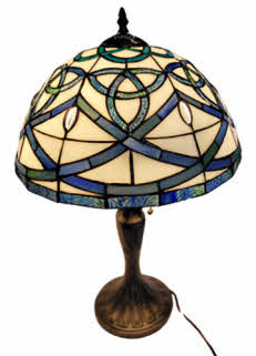Irish Lamp - Celtic - Stained Glass