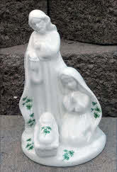 Shamrock Nativity Ornament