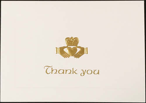 Claddagh Note Cards - Celtic