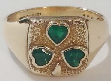 Gold Shamrock Band