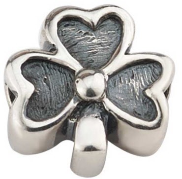 Irish Angel Charm - Shamrock