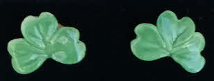 Shamrock Brooch - Belleek China