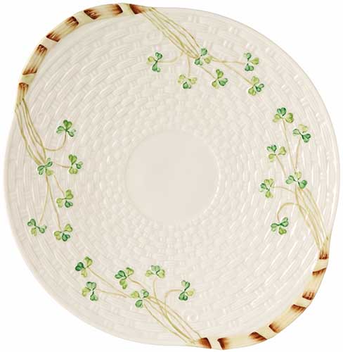 Belleek Bread Plate - Shamrock