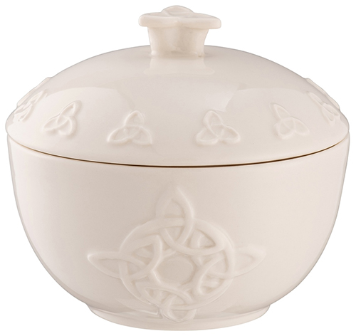 Belleek Trinity Sugar Bowl