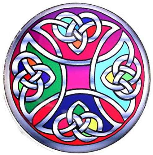 Celtic Cross Brooch - Book of Kells