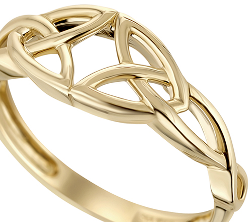 Celtic Ring - Gold Trinity