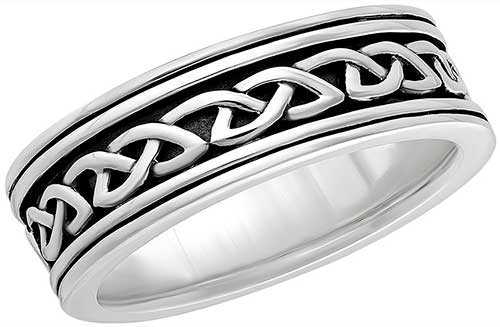 Celtic Band - Silver - Womens