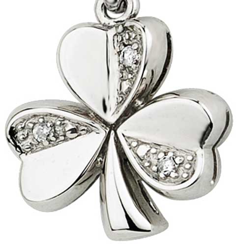 Gold Shamrock Necklaces