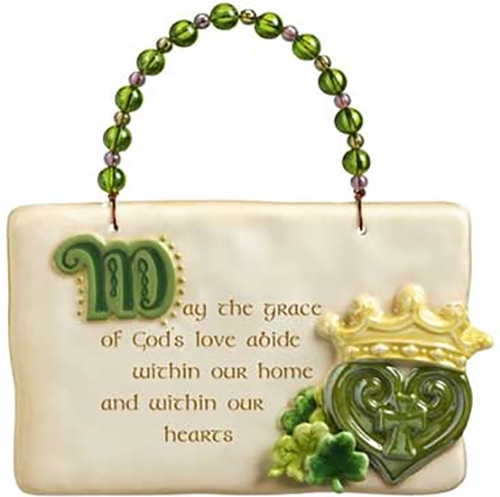 Irish Blessing Plaque - Claddagh - 462878c