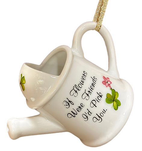 Irish Ornament - Friend Watering Can