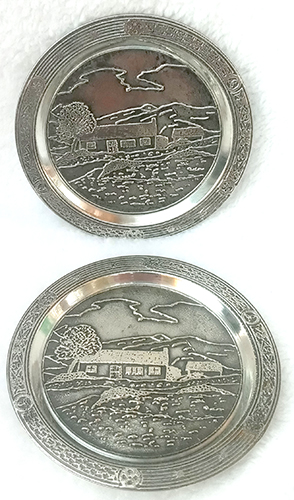 Irish Coasters - Pewter