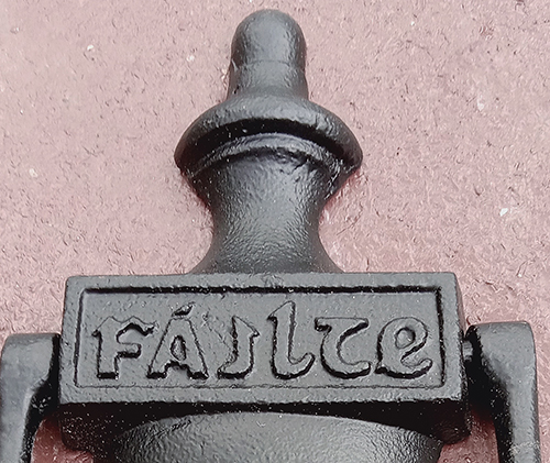 Failte Door Knocker - Cast Iron