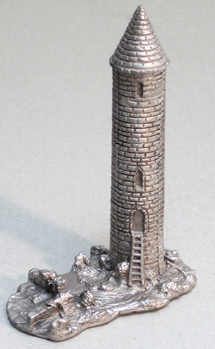 Irish Round Tower - Pewter