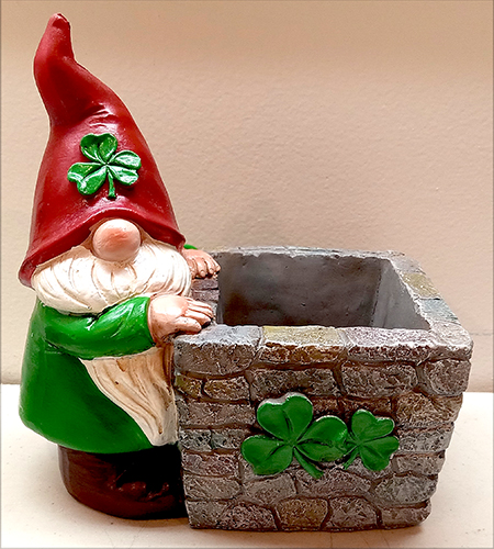 Irish Garden Gnome Planter