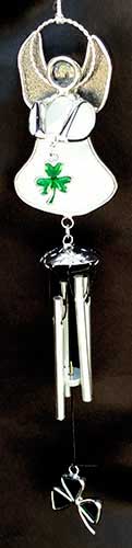 Irish Wind Chime - Angel - Stained Glass