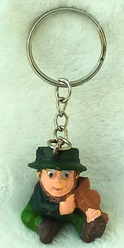 Leprechaun Key Ring - Fiddle