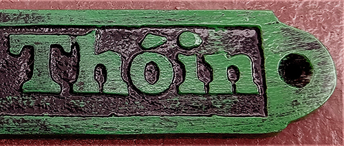 Pog Mo Thoin Door Plaque