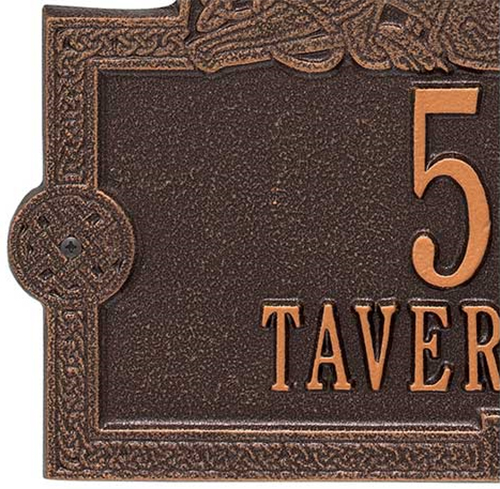 Celtic Address Plaque - 5951ac