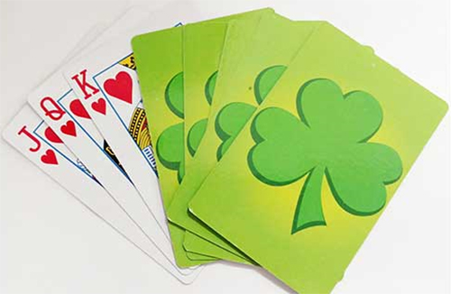 Irish Playing Cards - Shamrock