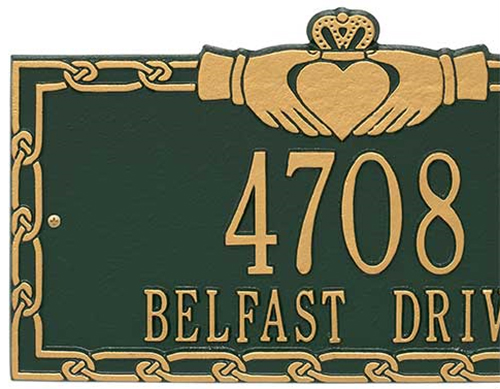 Irish Address Plaque - Personalized