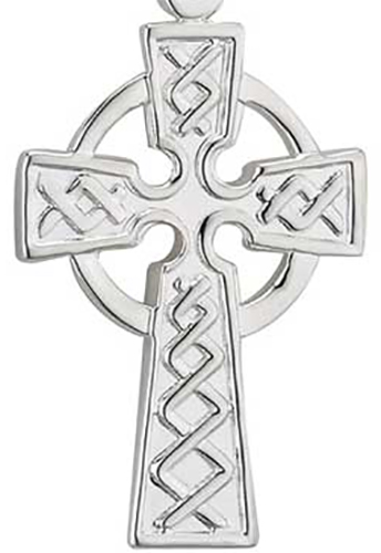 Small Sterling Silver Celtic Cross - 4392