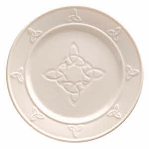 Belleek Trinity Plate - Side