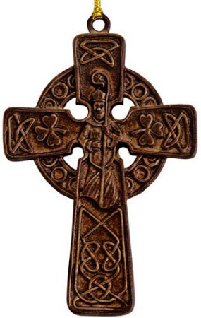 Celtic Cross Ornament - St Patrick