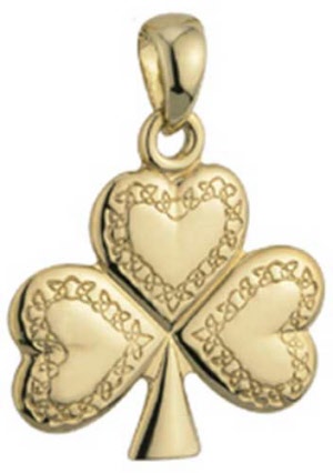 Gold Shamrock Charms