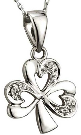Gold Shamrock Necklaces
