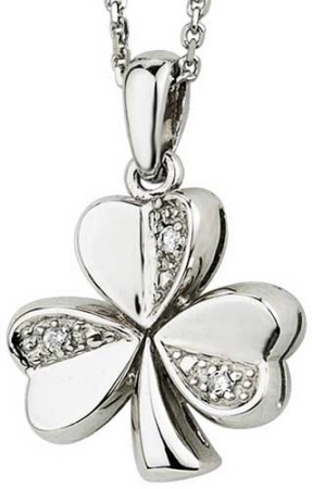 Gold Shamrock Necklaces