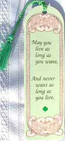 Irish Blessing Bookmarks