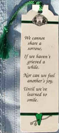 Irish Blessing Bookmark - Smile