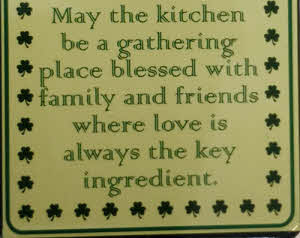 Irish Kitchen Blessing Magnet
