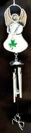 Irish Wind Chime - Angel - Stained Glass